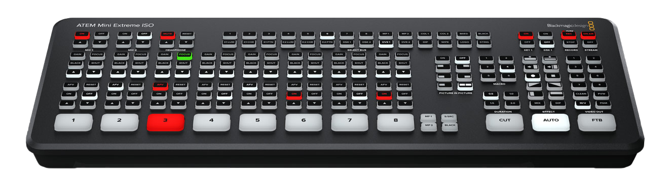 MIXER BLACKMAGIC DESIGN ATEM MINI EXTREME ISO | Movie People
